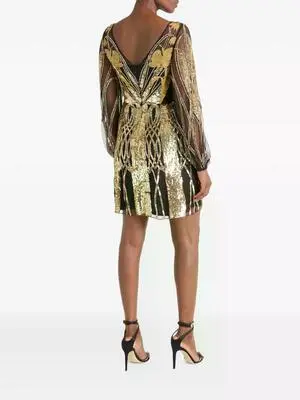 TEMPERLEY LONDON Perseus Sequin-embellished Mini Dress