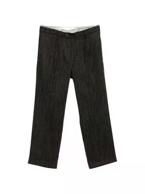 AMARANTO Pleated Straight-leg Trousers