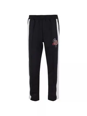 Just Cavalli Pantaloni Tuta Logo-print Side-stripe Track Pants - Black