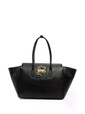 Just Cavalli Snake-plaque Tote Bag