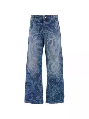 Just Cavalli Animal-print Jeans
