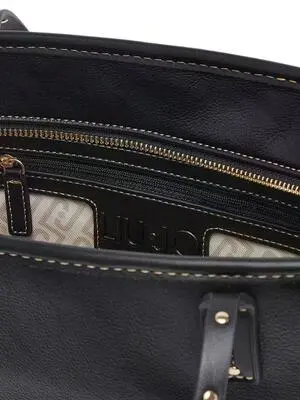 Liu Jo Studded Pebbled-effect Tote Bag