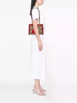 Gucci Gg Supreme Apple Padlock Tote Bag