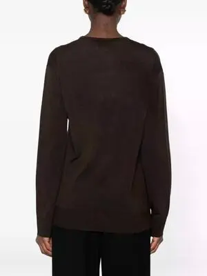 TOTEME V-neck Knitted Sweater