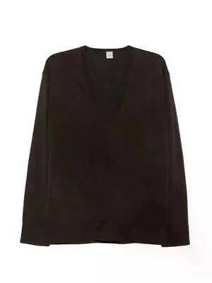TOTEME V-neck Knitted Sweater