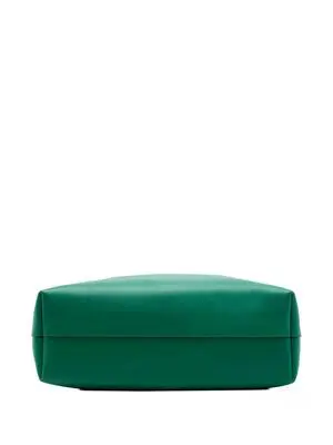 Saint Laurent Leather Shopping Tote Bag - Green