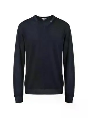 Malo Tavolozza Knitted Sweater - Blue