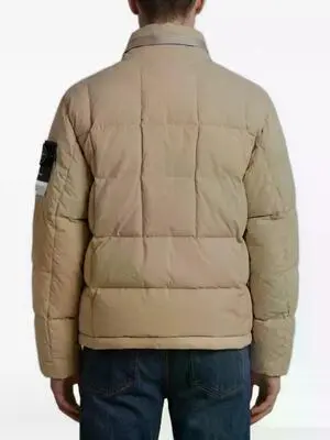 Stone Island Quilted Logo Patch Jacket