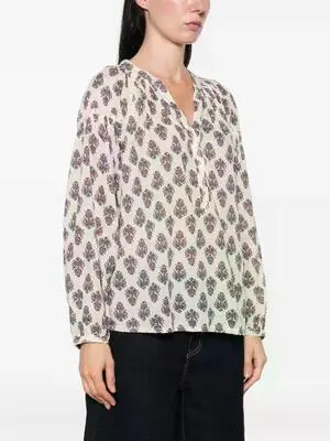 MAISON123 Danica Paisley-print Blouse