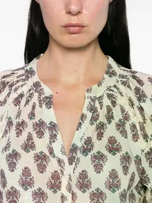 MAISON123 Danica Paisley-print Blouse