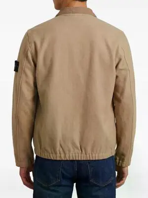 Stone Island Logo-patch Zip-up Jacket