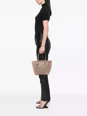 Gucci 2016-2026 Gg Canvas Bree Tote Bag - Pink
