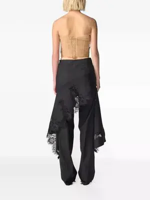 Monse Floral-motif Tulle Corset Top
