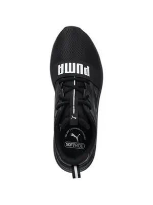 PUMA Softride Wired 2 Logo Strap Sneakers - Black