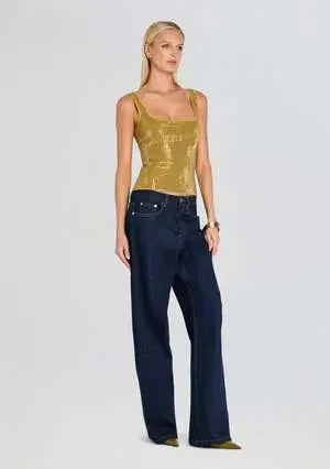 Retrofete Marzia Embellished Top