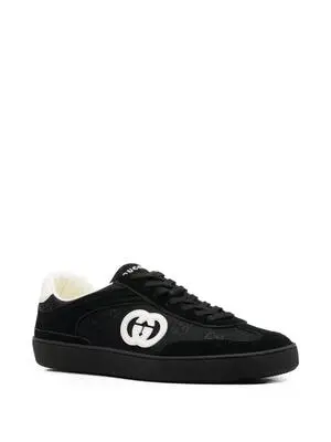 Gucci Gg Monogram Lace-up Sneakers
