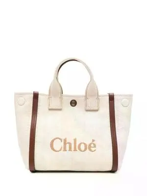 Chloé Logo-embroidered Tote Bag