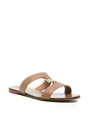 Dolce & Gabbana Dg Logo Leather Sandals