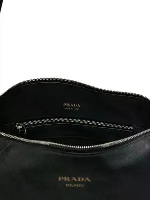 Prada Logo-detail Leather Shoulder Bag