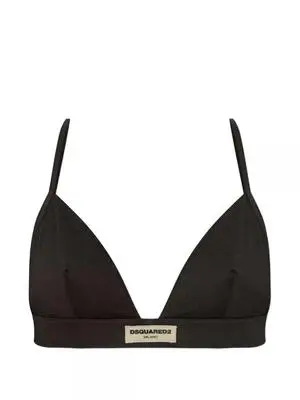 Dsquared2 Logo Triangle Bra - Brown