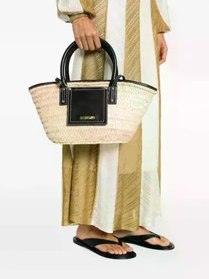 Jacquemus Small Woven Basket Bag