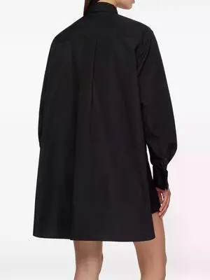 Sacai Pleated Mini Shirt Dress