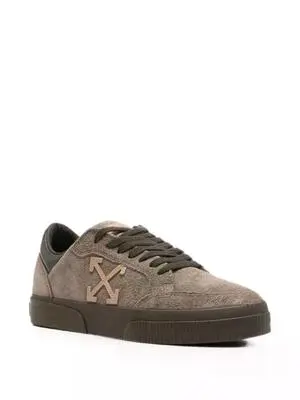 Off-White Low Vulcanized Sneakers - Brown