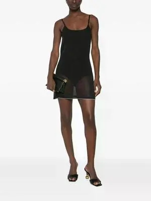 Jacquemus La Robe Maille Roupao Sheer Mini Dress