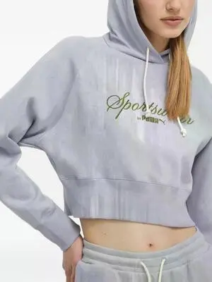 PUMA Logo-embroidered Hoodie