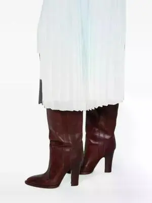 MAISON123 Odessa Pleated Midi Skirt