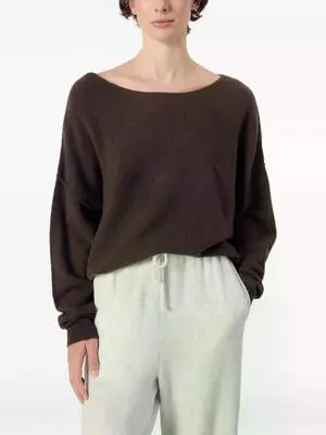 American Vintage Boat-neck Sweater - Brown