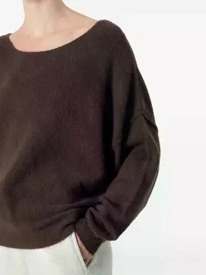 American Vintage Boat-neck Sweater - Brown