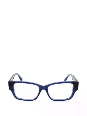MAX&CO. Rectangle-frame Glasses - Blue