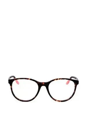 Under Armour Ua 5020 Tortoiseshell-effect Round-frame Glasses - Brown