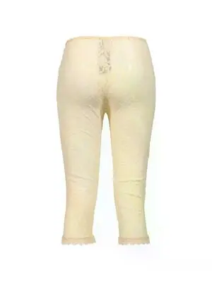 Sandy Liang Barlow Lace Cropped Trousers
