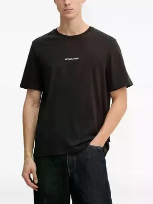 Michael Kors Graphic Logo Cotton T-shirt - Black
