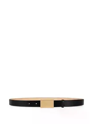 Victoria Beckham Portofino Mirror Leather Belt - Black