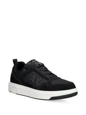 Armani Exchange Panelled Logo-patch Sneakers