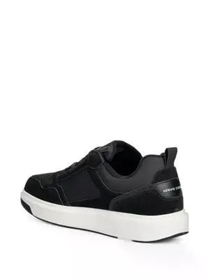 Armani Exchange Panelled Logo-patch Sneakers