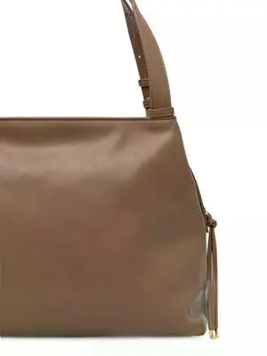 Armani Exchange Logo Plaque Buckle-strap Tote Bag