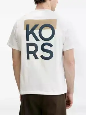 Michael Kors Graphic Logo Cotton Jersey T-shirt - White