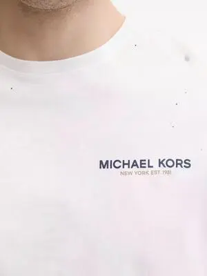 Michael Kors Graphic Logo Cotton Jersey T-shirt
