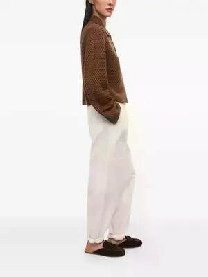 12 STOREEZ Meadow Crochet-knit Button-up Cardigan