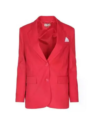 Elisabetta Franchi Single-breasted Blazer With Notched Lapels