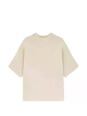 HEVO Ripalta Zip-fastening T-shirt - Neutrals