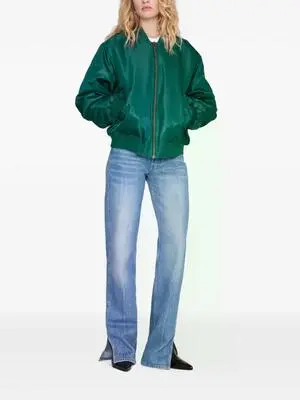 ANINE BING Leon Bomber Deep Emerald