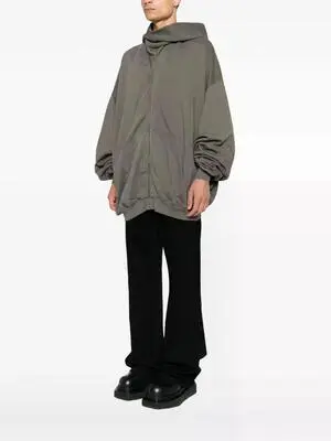 Rick Owens Mountain Hun Oversized Zip-up Hoodie