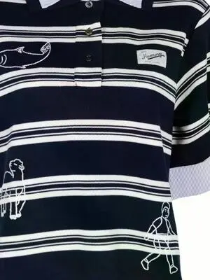 Sea Mina Striped Polo Shirt