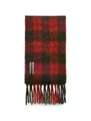 Our Legacy Estate Plaid Fuzzy Scarf