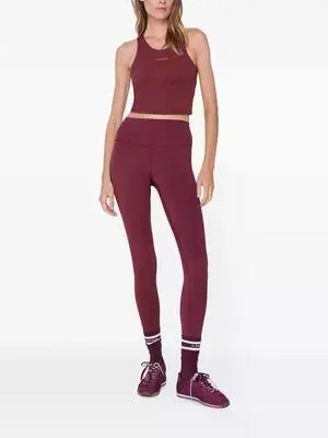ANINE BING Dave Leggings Burgundy
